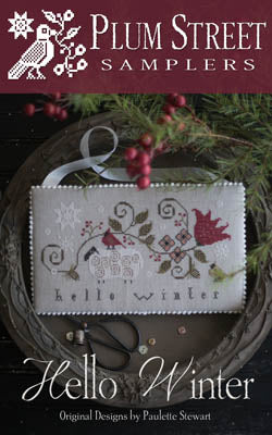 Hello Winter | Plum Street Samplers Cross Stitch Chart – Talking Dog ...
